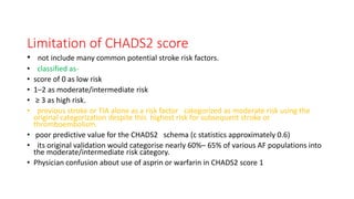 Chads2 vas score | PPTX | Heart and Cardiovascular Diseases | Diseases ...