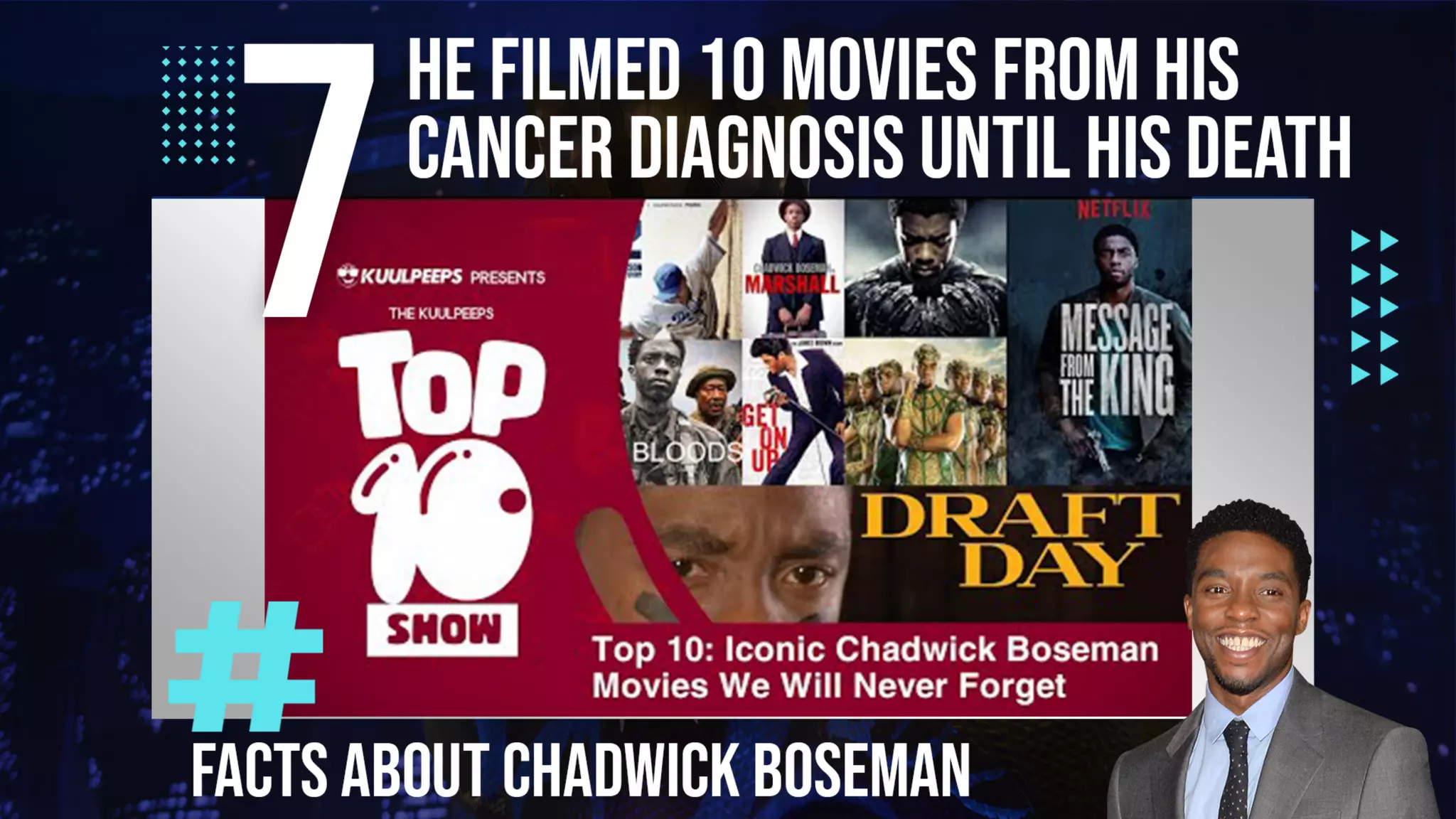10 Little Known Fact About Chadwick Boseman | PPT