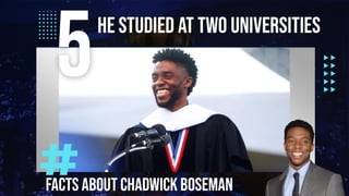 10 Little Known Fact About Chadwick Boseman | PPT
