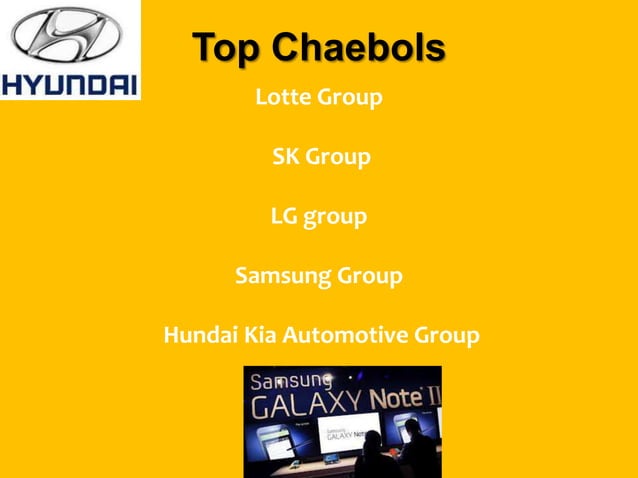 Chaebols in South Korea | PPTX