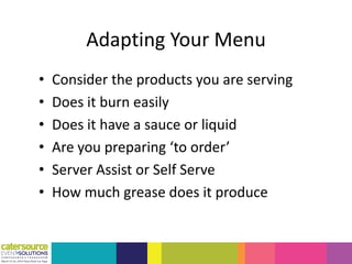 Designing Chaferless Buffets | PPT