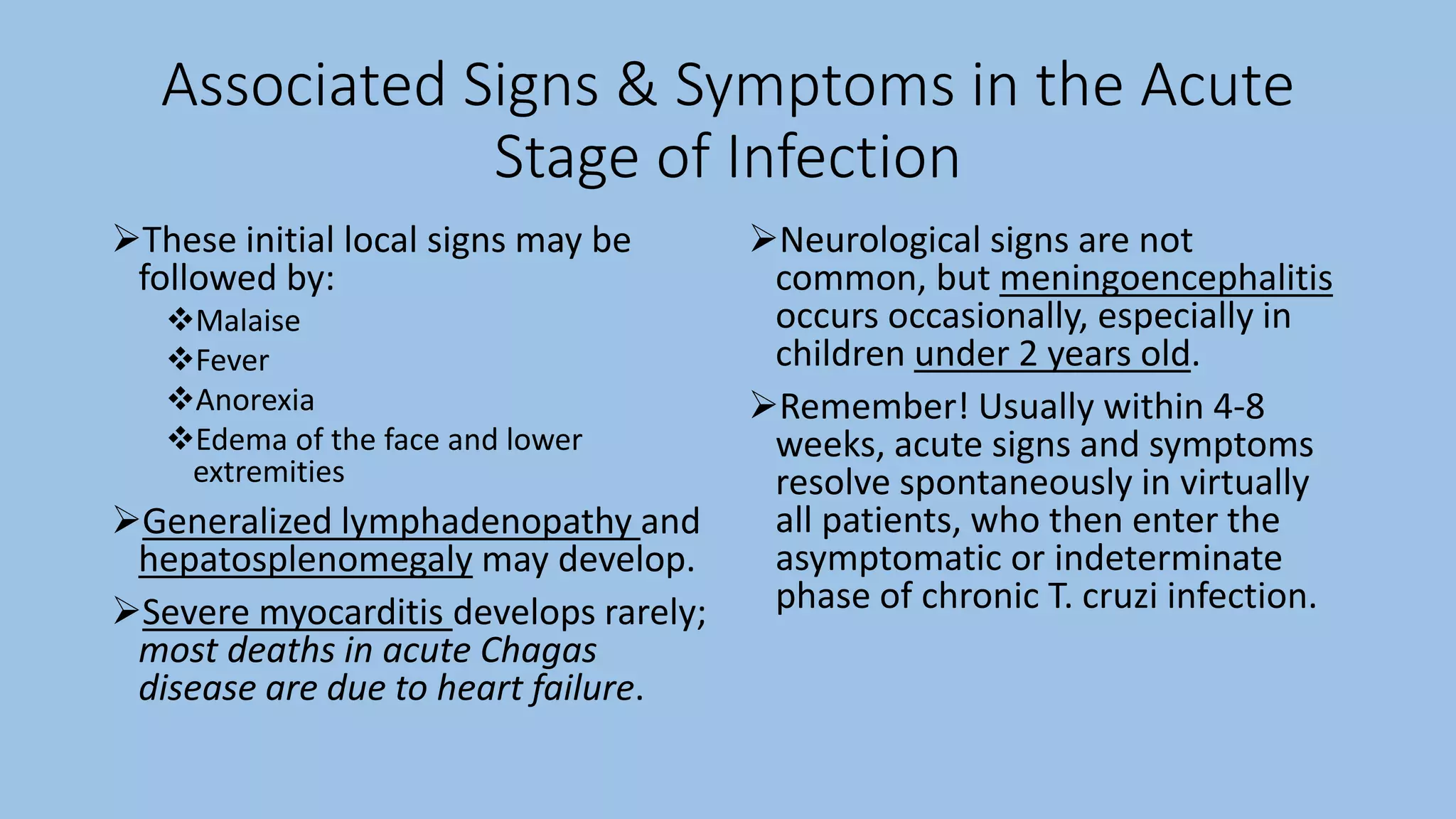 Chagas Disease (American Trypanosomiasis) | PPTX