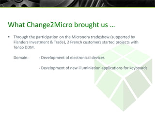 Change2Micro Tenco-DDM 13-11-2015 | PPT