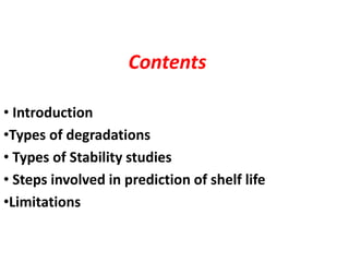 STABILITY STUDIES | PPTX