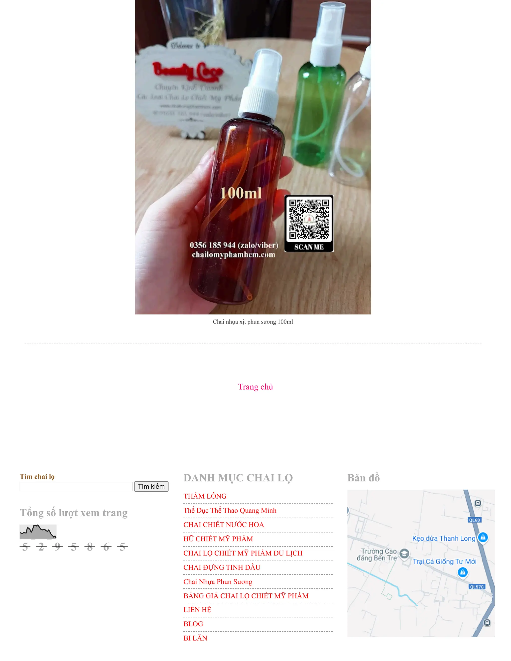 Chai Nhựa Xịt Phun Sương 100ml Chai Lọ Beauty Coco | PDF