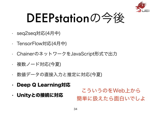 Chaienr meetup#2 UEI Deep Station ; A GUI for Deep learning | PPT