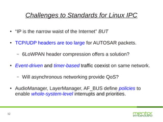 Addressing the hard problems of automotive Linux: networking and IPC | PPT