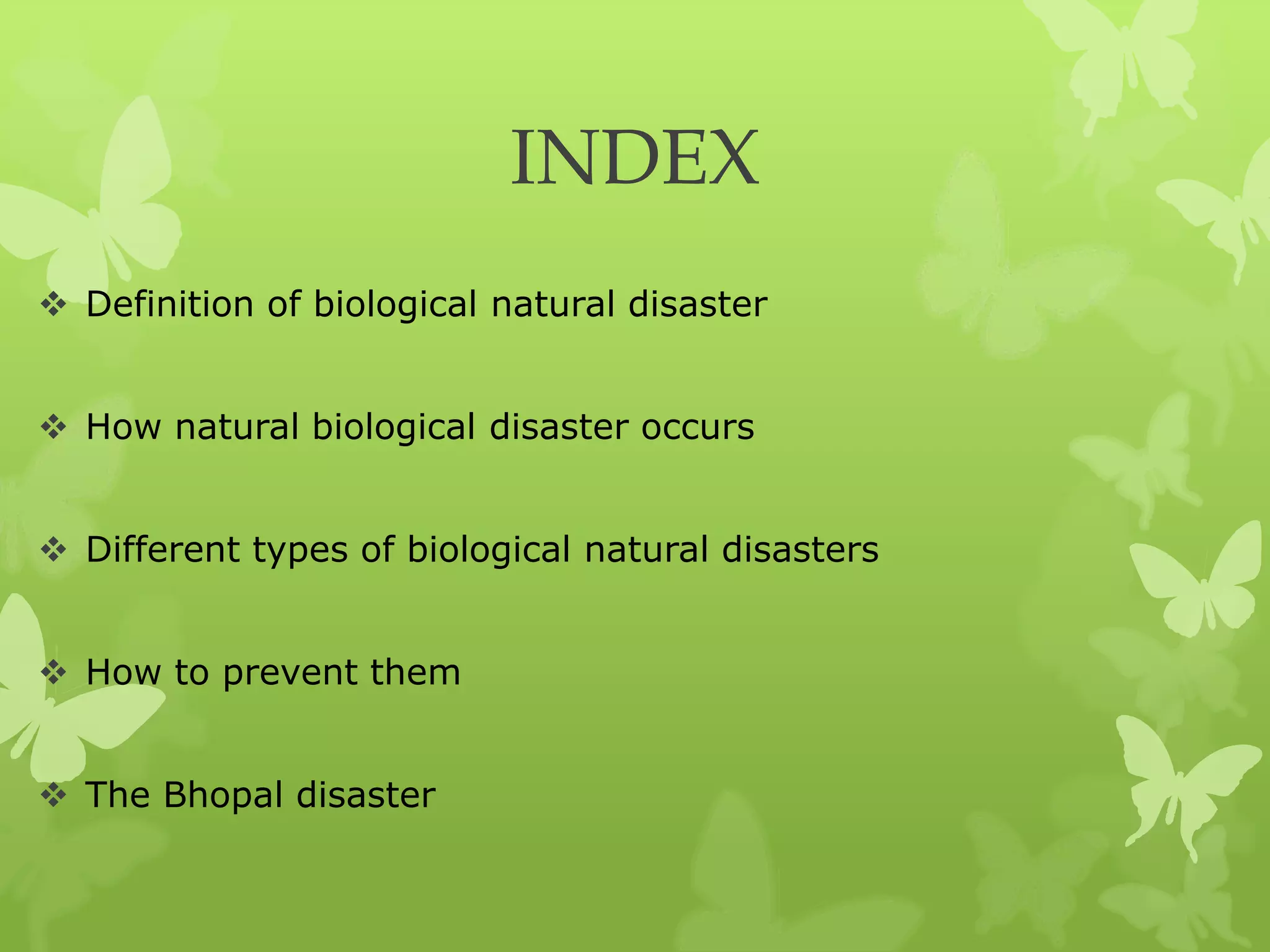 Chaimae Boulben Biological Natural Disasters | PPTX