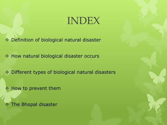 Chaimae Boulben Biological Natural Disasters | PPTX