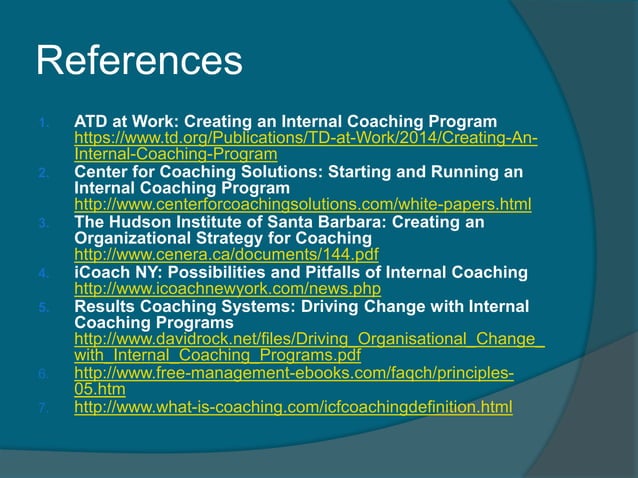 Internal VS external coaching | PPTX