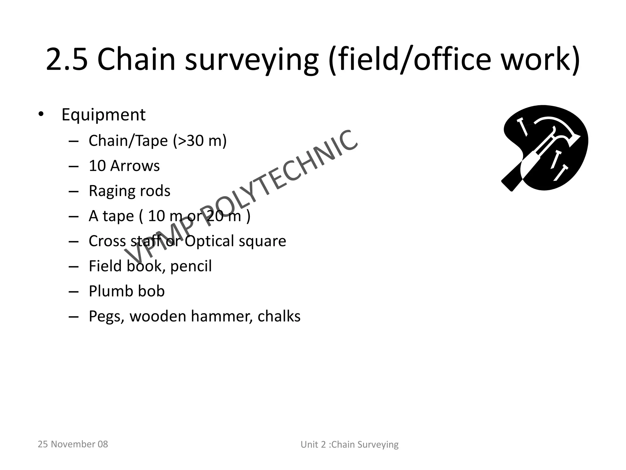 chain-and-tape-survey. using and important | PDF