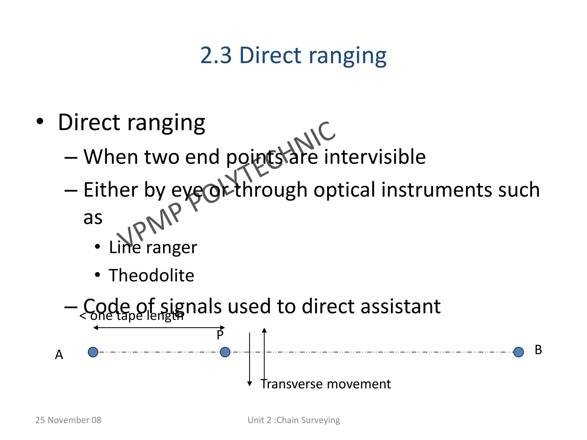 chain-and-tape-survey. using and important | PDF