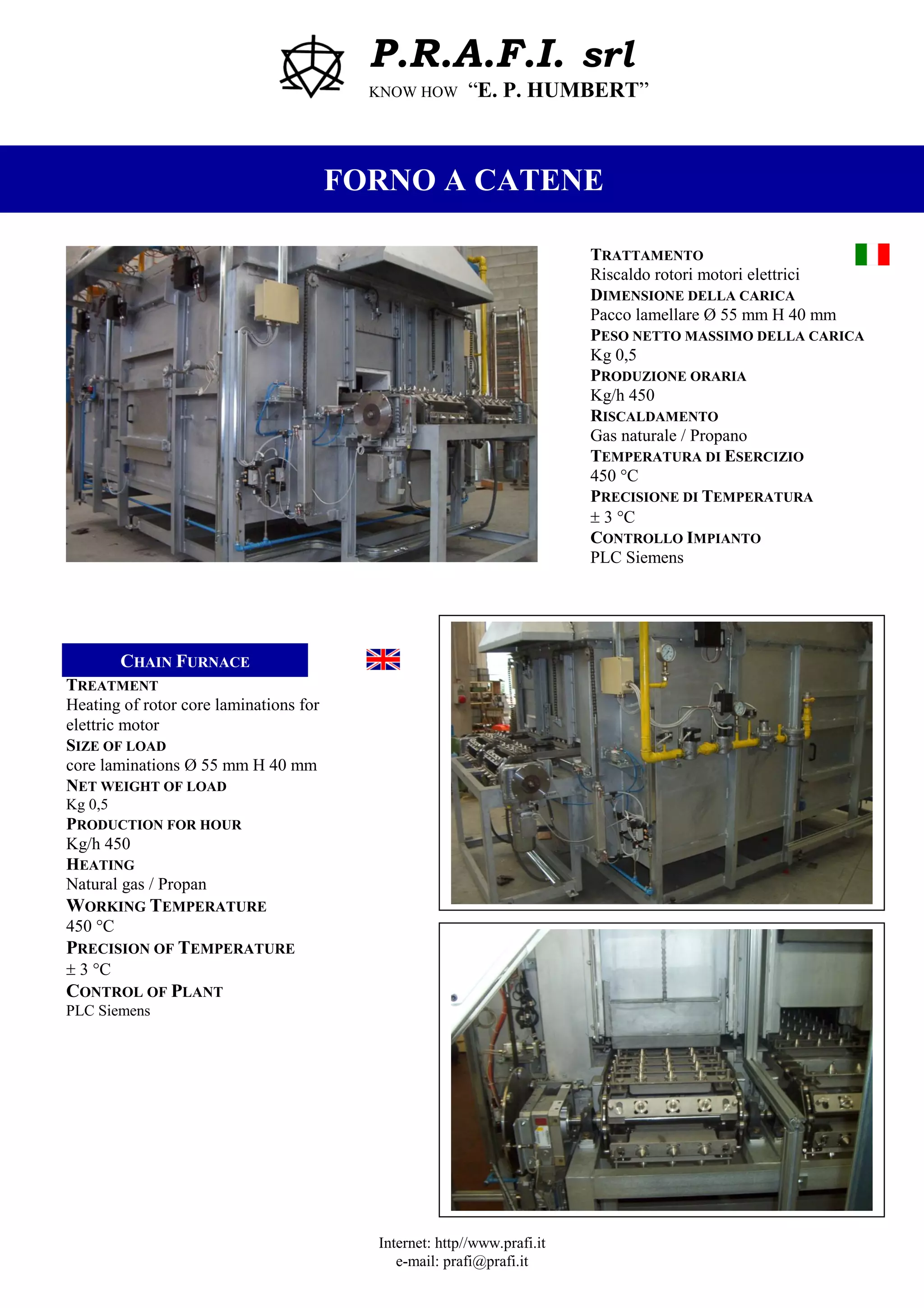 Chain furnaces catalogue EN-ITA forno catene | PDF