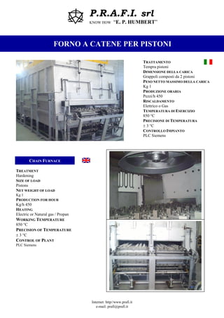 Chain furnaces catalogue EN-ITA forno catene | PDF