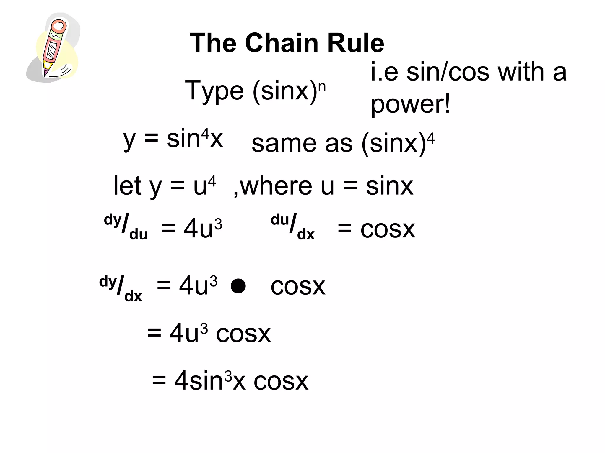 Chain rule trig | PPT