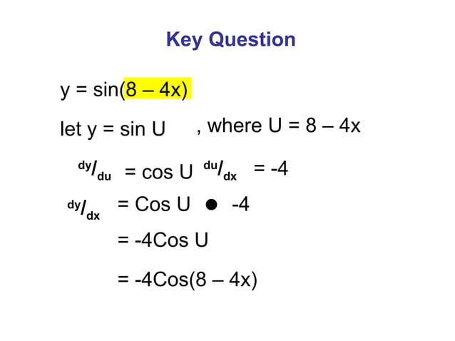 Chain rule trig | PPT