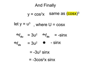 Chain rule trig | PPT