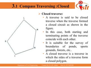 chain and compass traversing.pptx | Civil Engineering Industry | Industries
