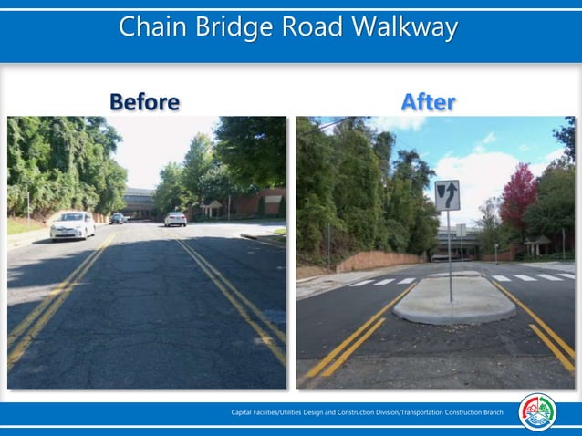 Chain Bridge Road Walkway | PPT