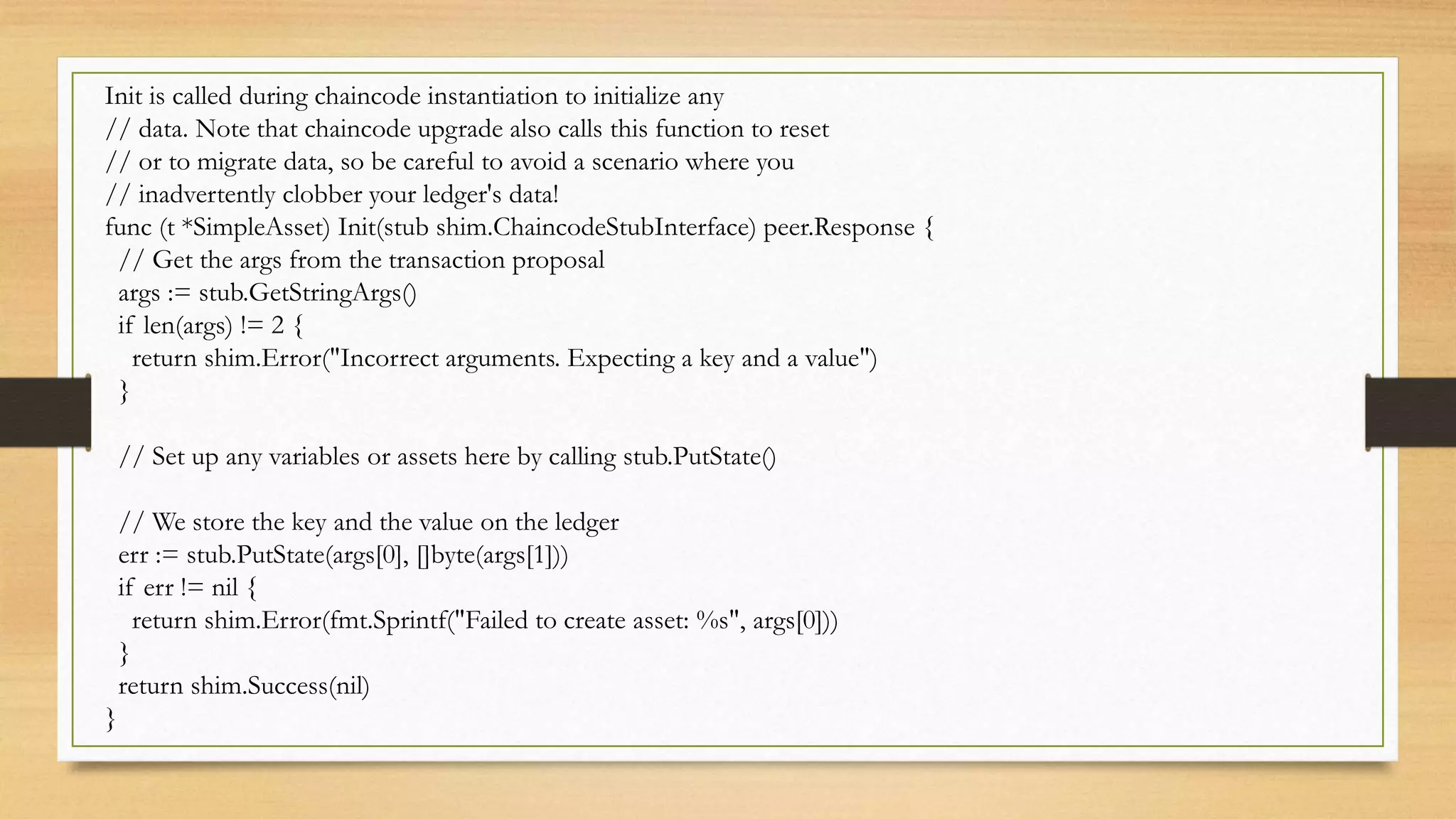 Chaincode Use Cases | PPTX