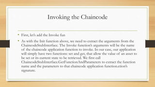 Chaincode Use Cases | PPTX