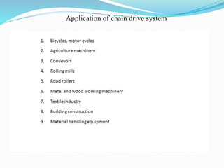 Chain drive | PPTX