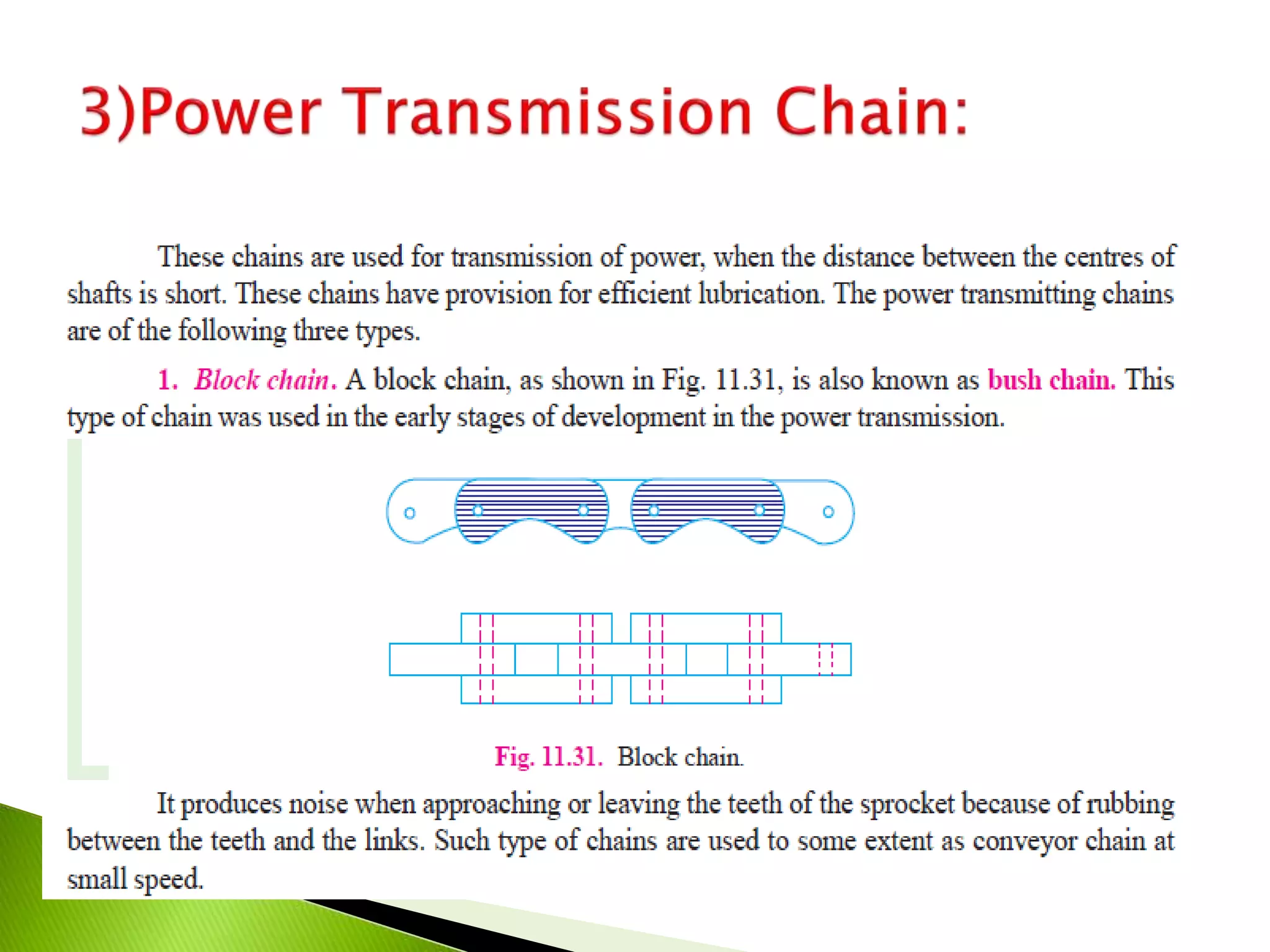 Chain drive system | PPTX