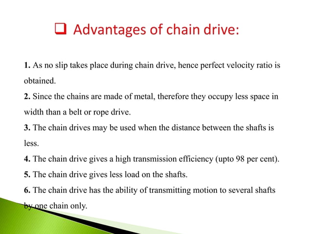Chain drive system | PPTX | Track and Field | Sports