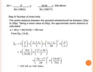 Chain drive ppt types working principle pptpptx | PPTX
