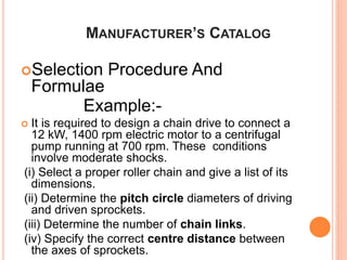 Chain drive ppt types working principle pptpptx | PPTX