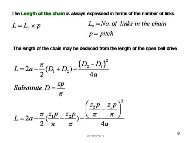 Chain drives