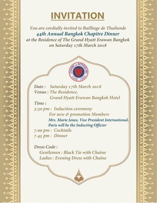 Chaine Chapitre Invitation | PPT