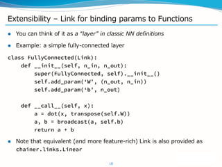 Overview of Chainer and Its Features | PPT