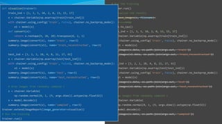 Chainer ui v0.3 and imagereport | PPT