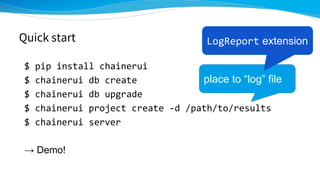 Chainer ui v0.3 and imagereport | PDF
