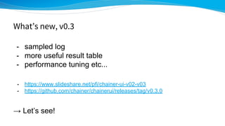 Chainer ui v0.3 and imagereport | PDF