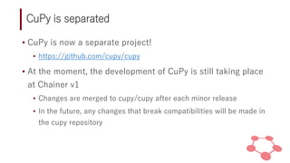 Chainer v2 alpha | PPT