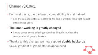 Chainer v3 | PPT