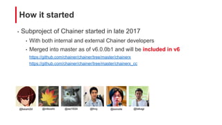 ChainerX and How to Take Part | PPT