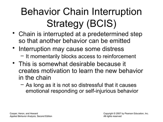 Chaining ABA chapter 20 in Applied Behavior analysis.pptx