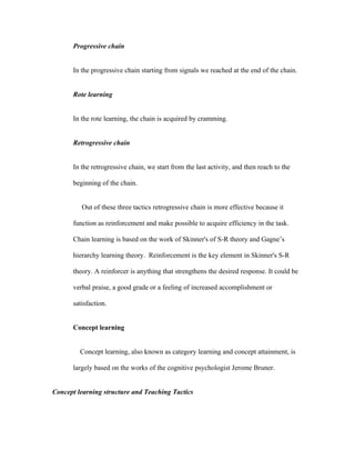 Chain learning structure by selvi.b | DOC