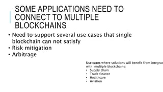 Chainlink, Cosmos, Kusama, Polkadot: Approaches to the Internet of Blockchains | PPT