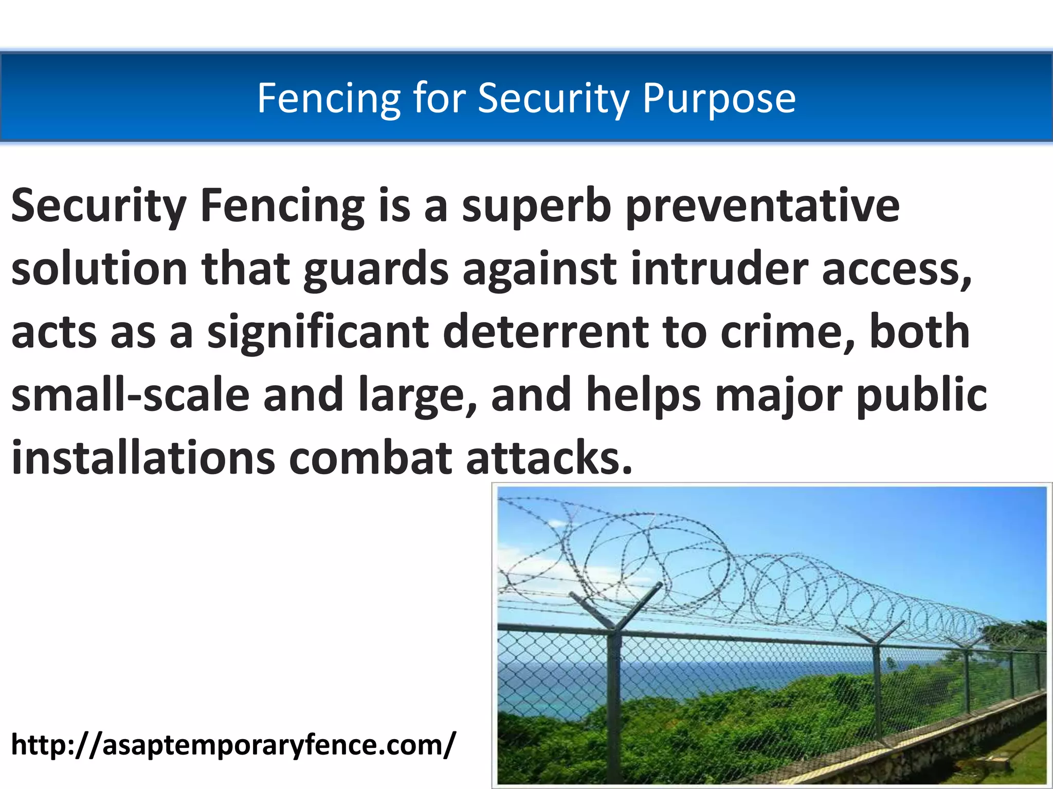 Chain link fencing | PPTX