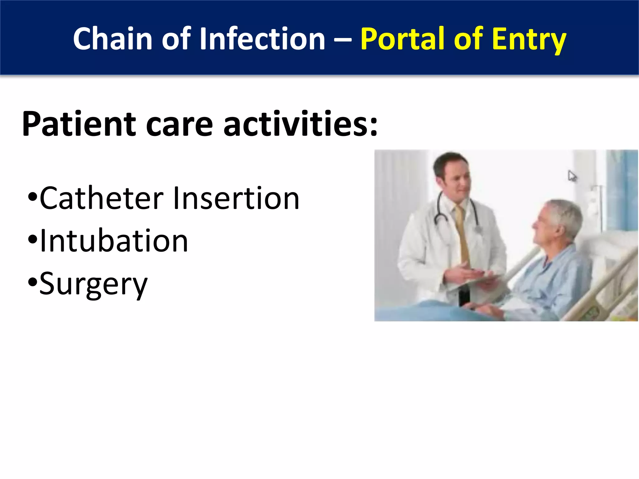 Chain of infection infectious disease process | PPTX