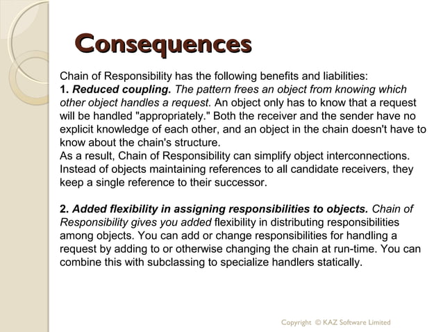 Chain of responsibility | PPT