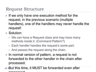 Chain of Responsibility Pattern | PPTX | Programming Languages | Computing