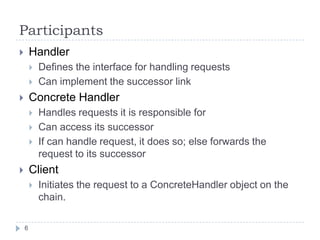 Chain of Responsibility Pattern | PPTX | Programming Languages | Computing