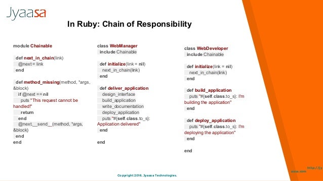 Chain of responsibility