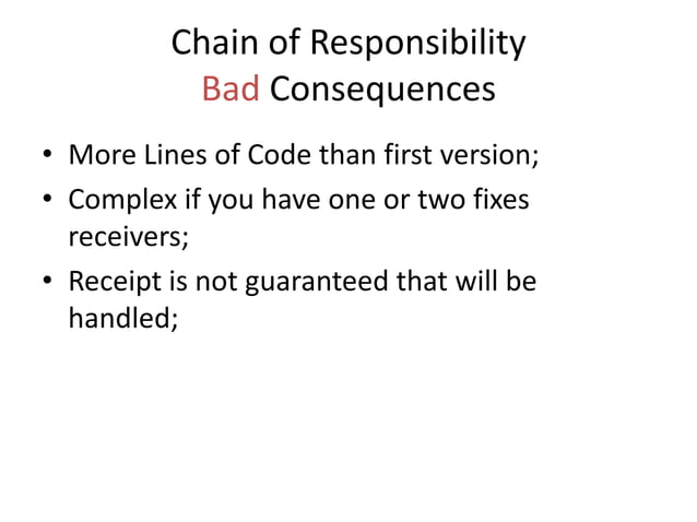 Chain of Responsibility Pattern | PPTX