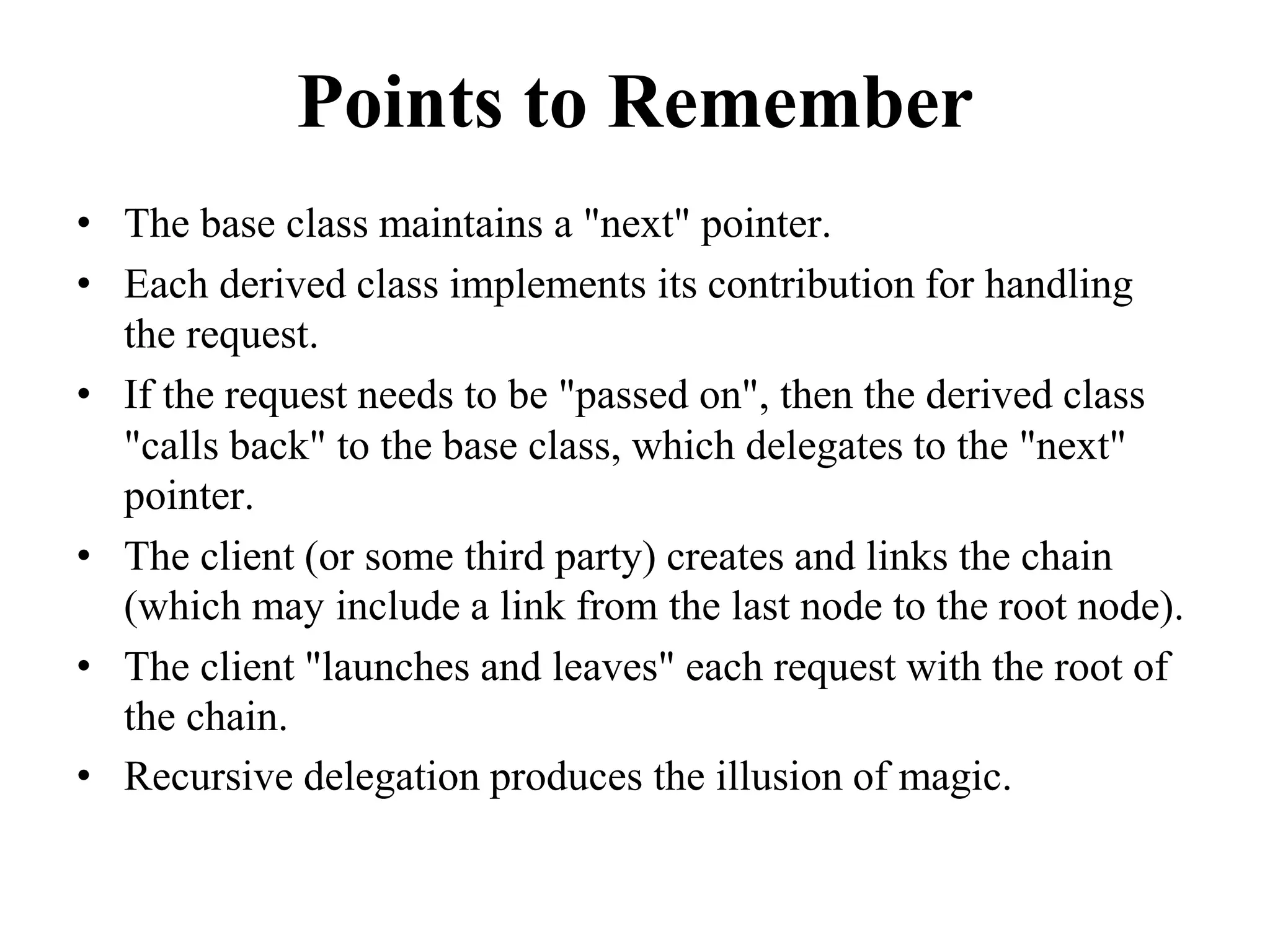 Chain of responsibility pattern | PPTX